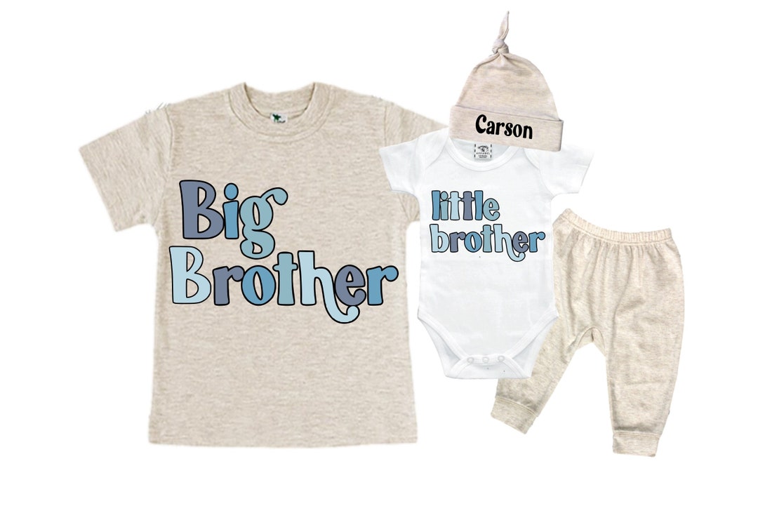 Big Brother/little Brother Matching Sibling Set. Baby Shower Gift. Take ...