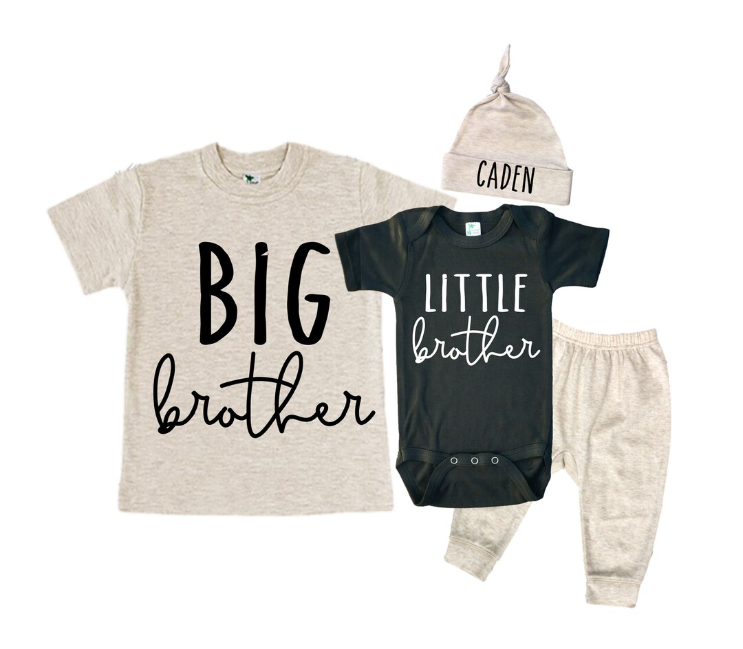 Big Brother/little Brother Matching Sibling Set. Baby Shower Gift. Take ...