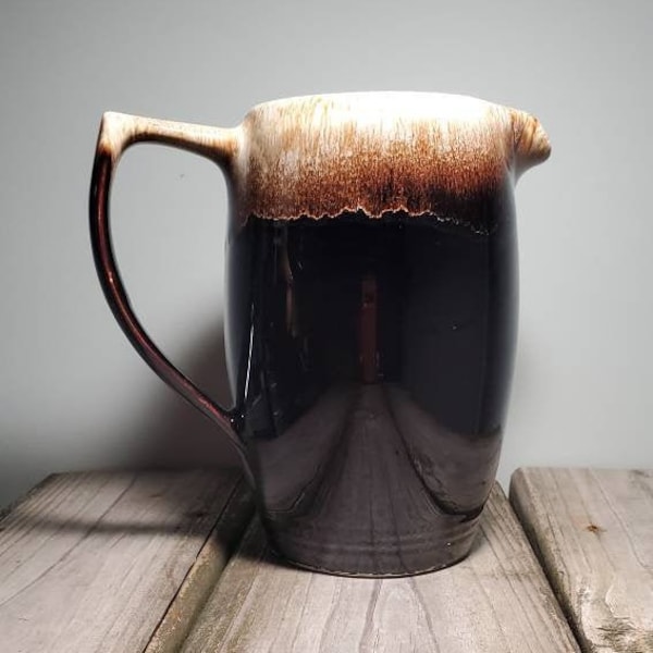 Brown Drip Pottery - Etsy