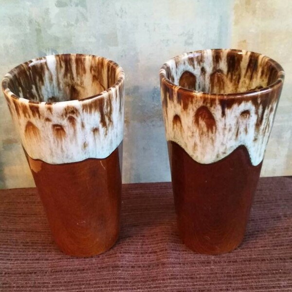 Brown Drip Dishes - Etsy