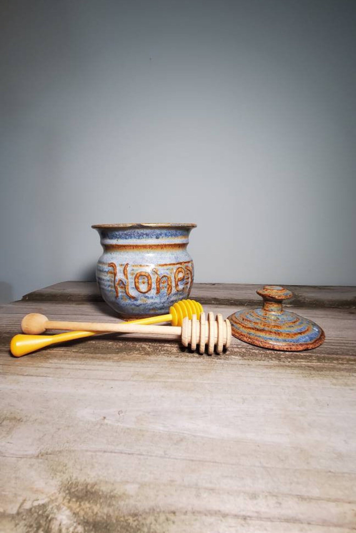 Ceramic Honey Jar, Vintage Honey Jar, Ceramic Honey Pot, Gift for Her ...