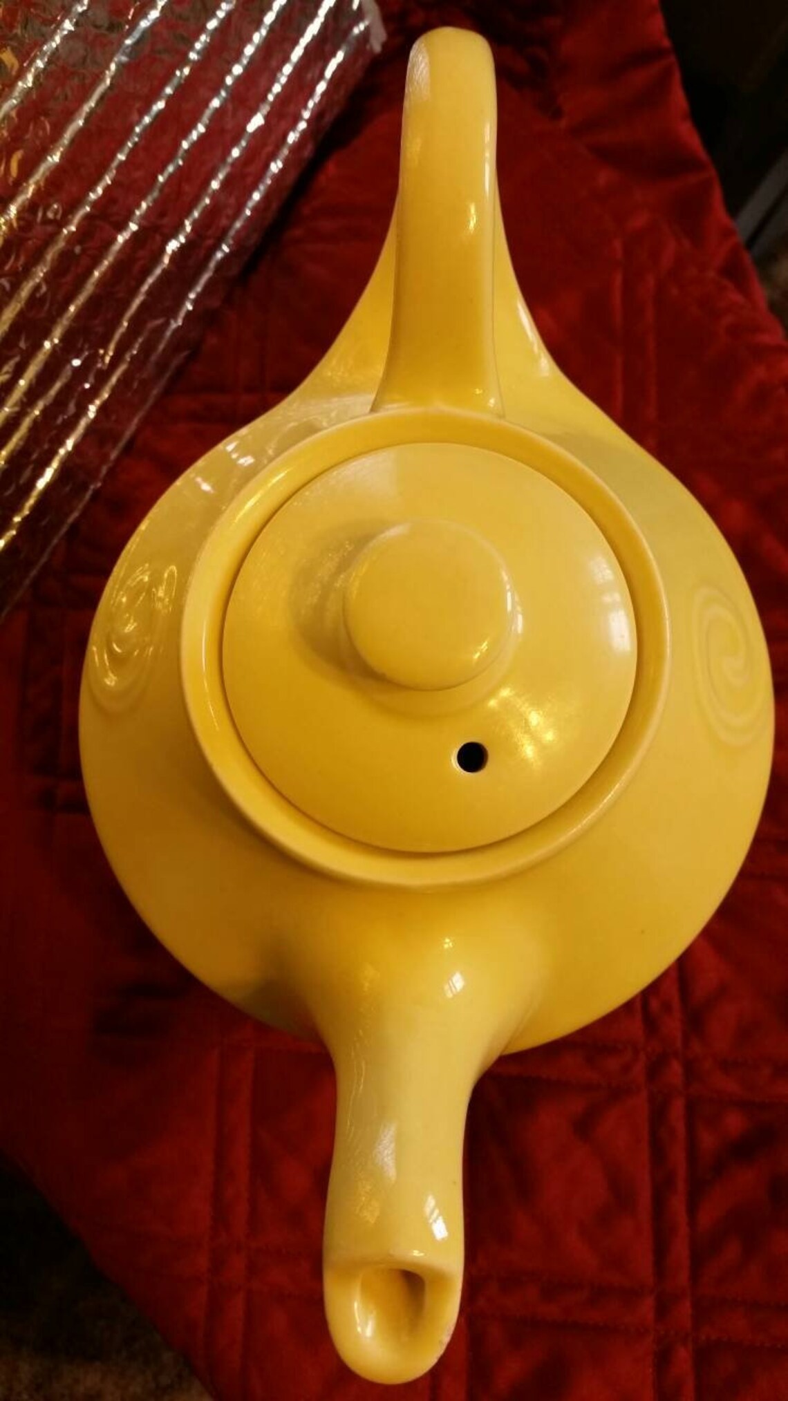 Ceramic Yellow Aladdin Teapot Mid Century Pottery Tea Pot - Etsy