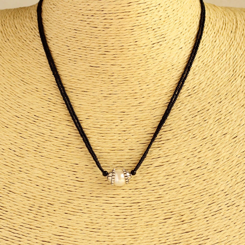 Delicate Pearl Mangalsutra Indian jewelery Mangalsutra | Etsy