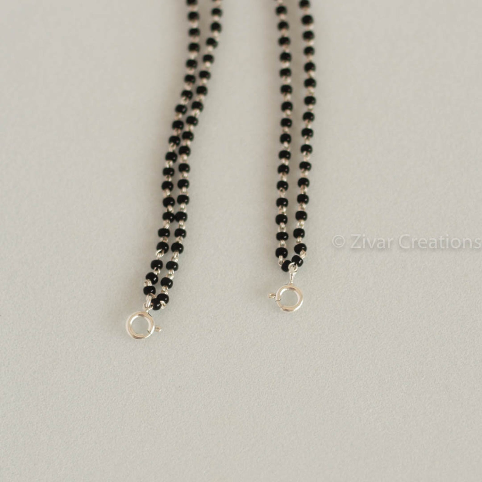 925 Silver Mangalsutra Chain With Changeable Lock, Ethnic Jewelry ...