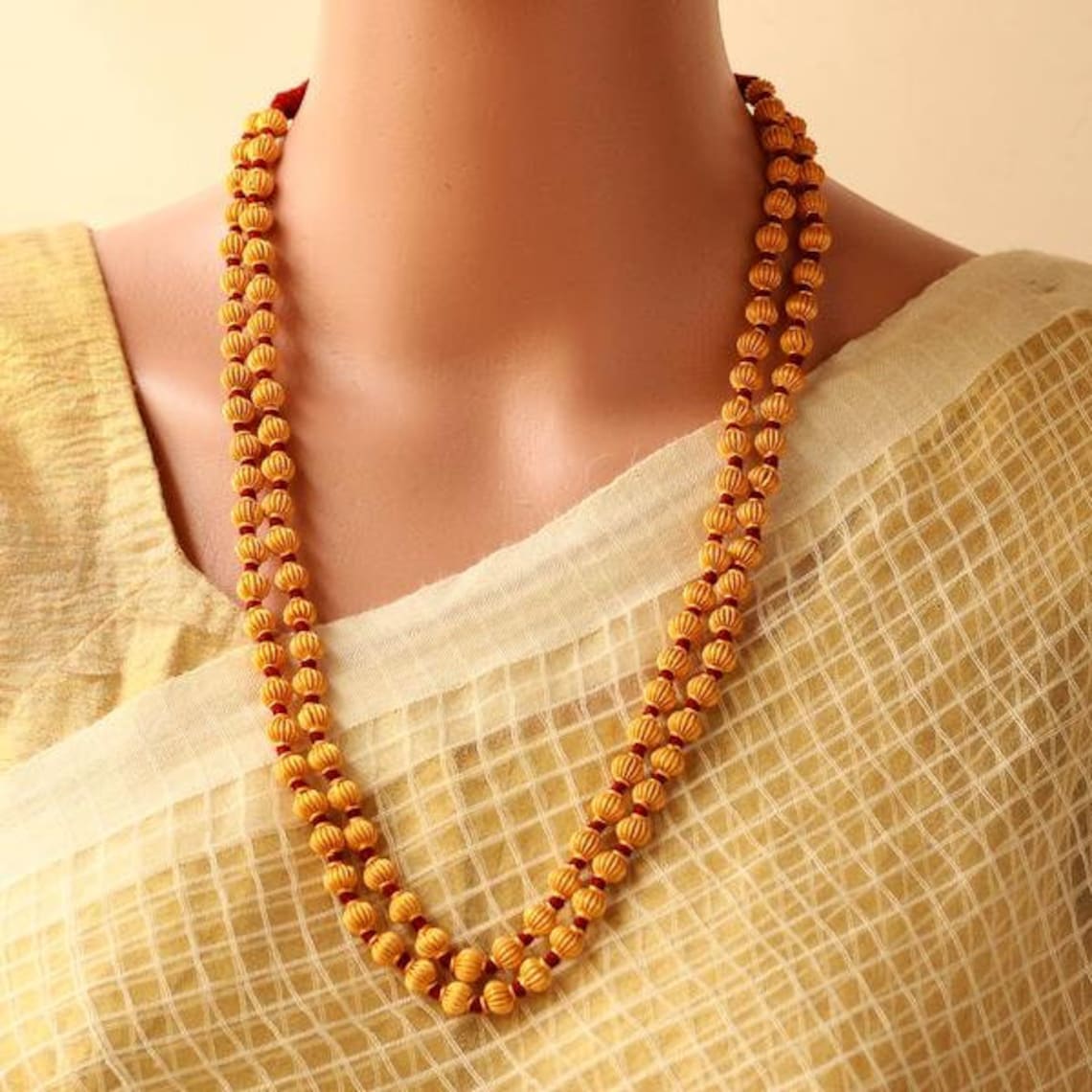 Buy Jomale Necklace maroon Thread Jomale Coorg Jewellery Online in ...