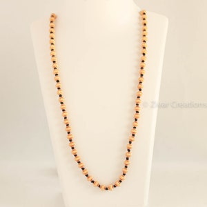 Black Thread Single Line Jomale, Ethnic, Handcrafted Necklace, Coorg ...