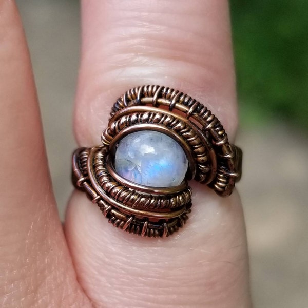 Wire Wrapped Ring - Etsy