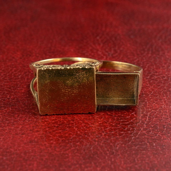 Secret Compartment Ring - Etsy
