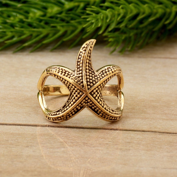 Starfish Ring - Etsy