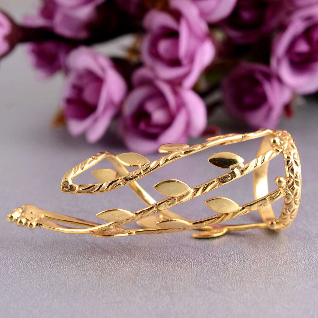 Gold Arthritis Finger Splint Ring, Adjustable Wire Brass Ring, Gold ...