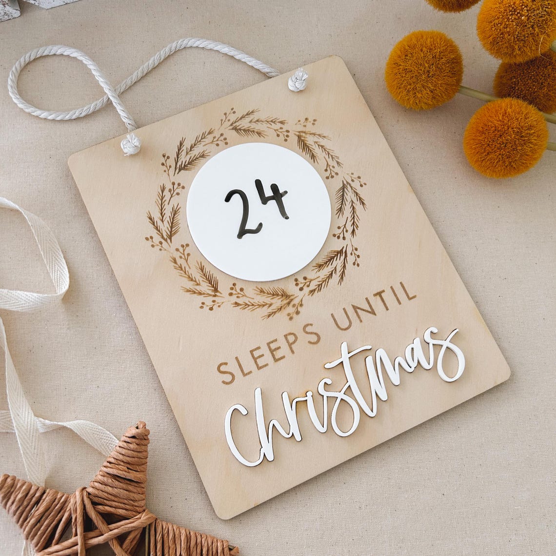 Chistmas Countdown Board | XMAS Countdown Calendar | Home Christmas ...