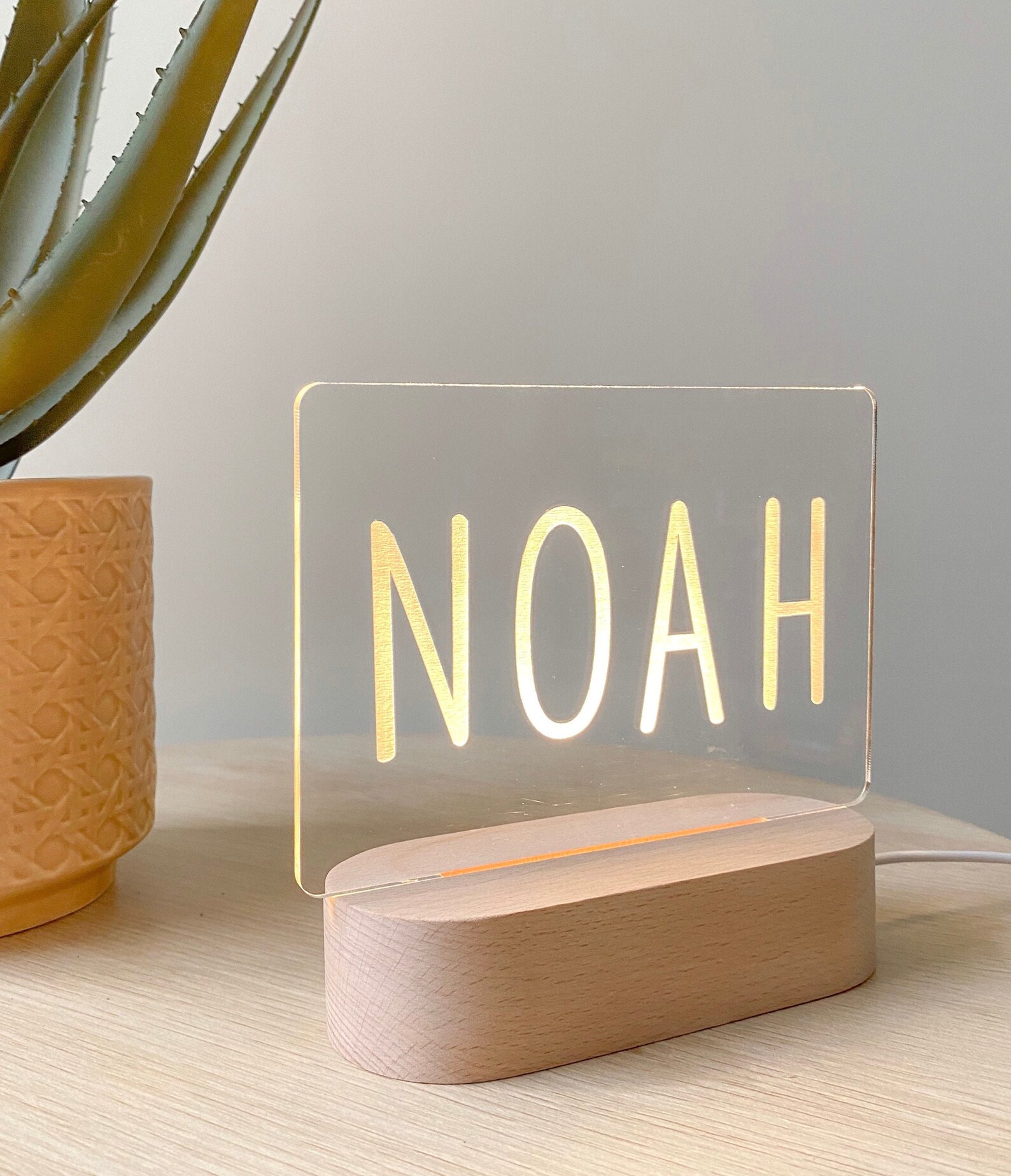 Personalised Block NAME Night Light Kids Custom Night Light - Etsy UK