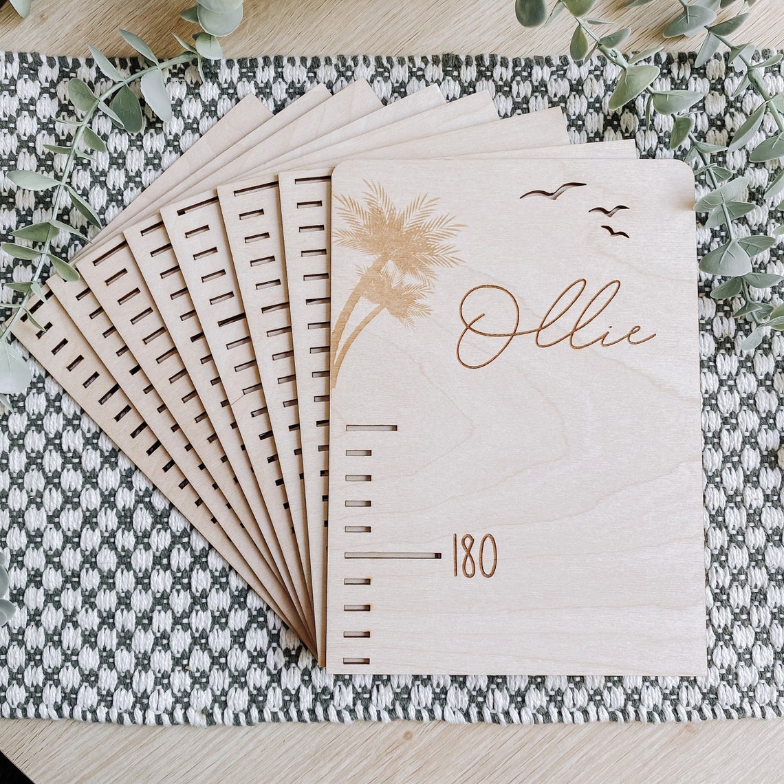 Kids Wooden GROWTH Chart Family Height Measurement Chart - Etsy Australia