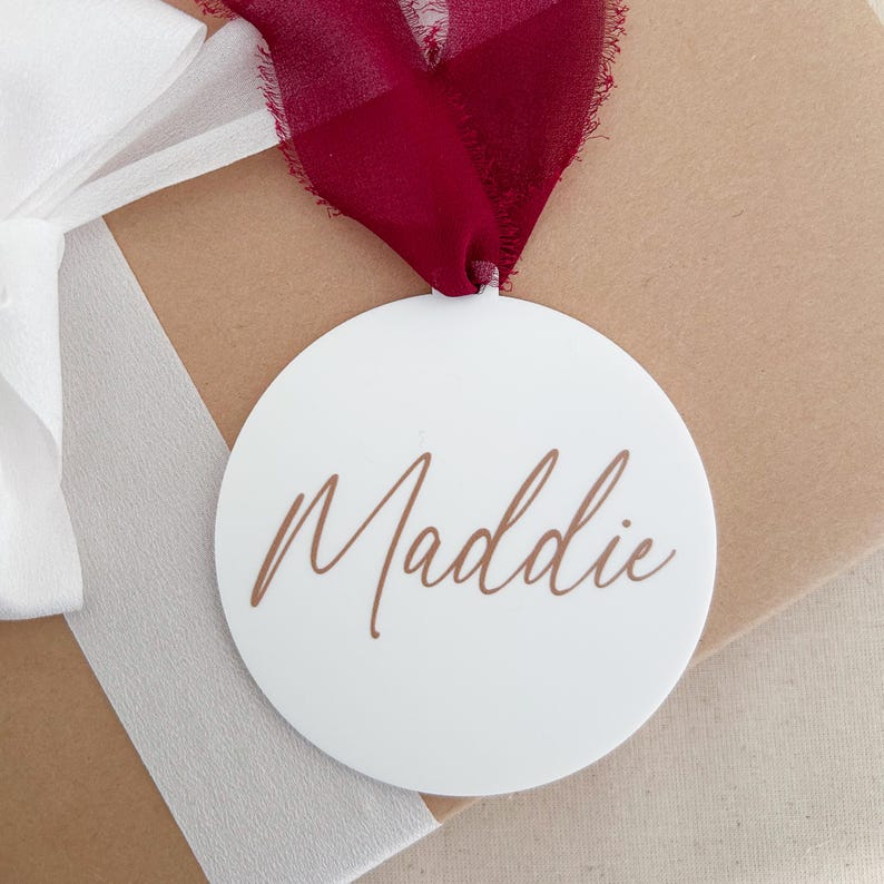 Personalised NAME Xmas Ornaments | MIX and Match | Christmas Decoration ...