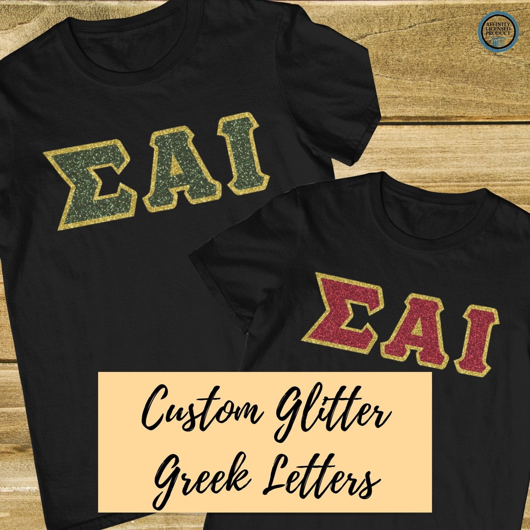 Sigma Alpha Iota Custom Letters Double Stitch Greek Letters - Etsy