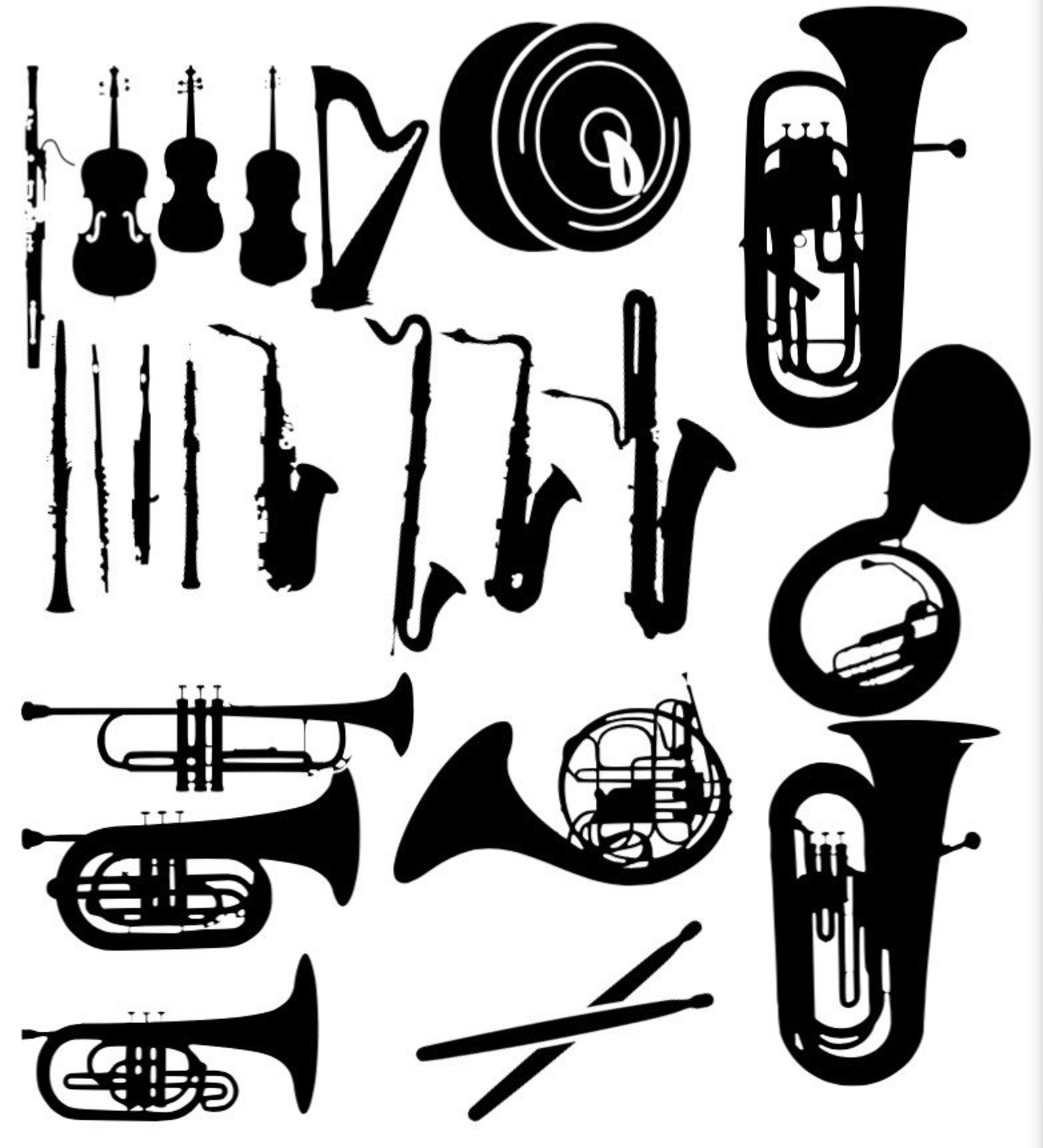 Instrument Decals - Etsy