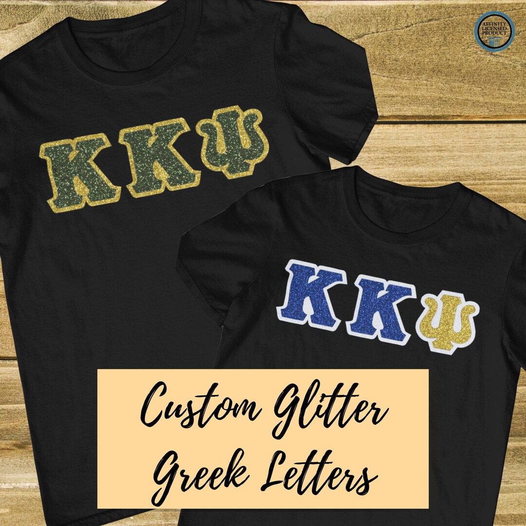 Kappa Kappa Psi Custom Letters | Double Stitch Greek Letters - Etsy