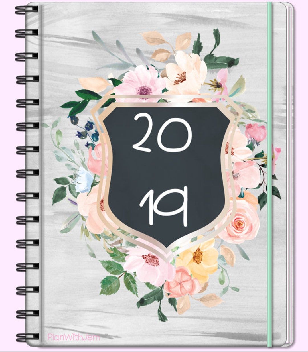 Digital Teacher Planner Floral 6 Periods - Etsy México