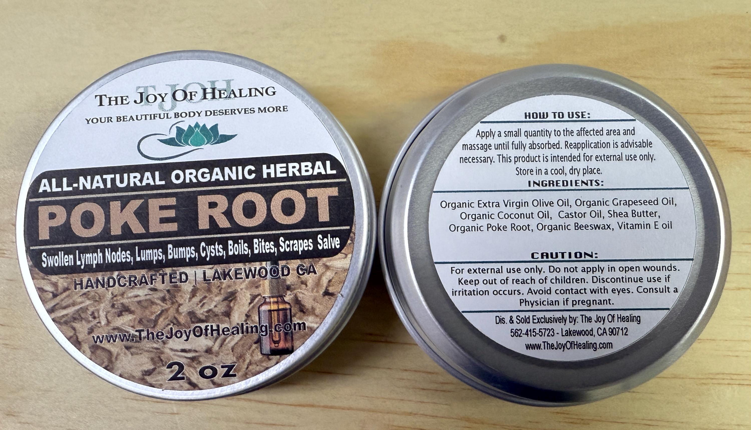 All-natural Organic Poke Root Herbal Salve - Etsy