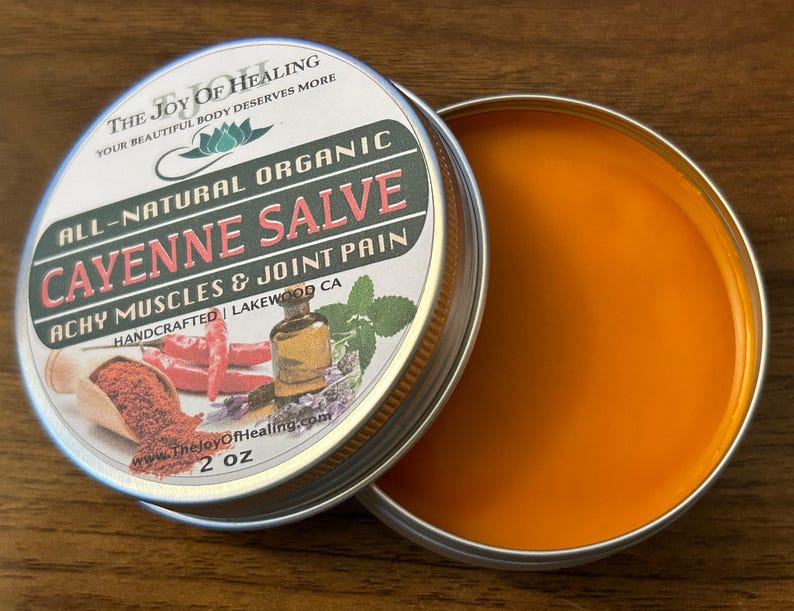 All-natural Organic Cayenne Herbal Salve - Etsy