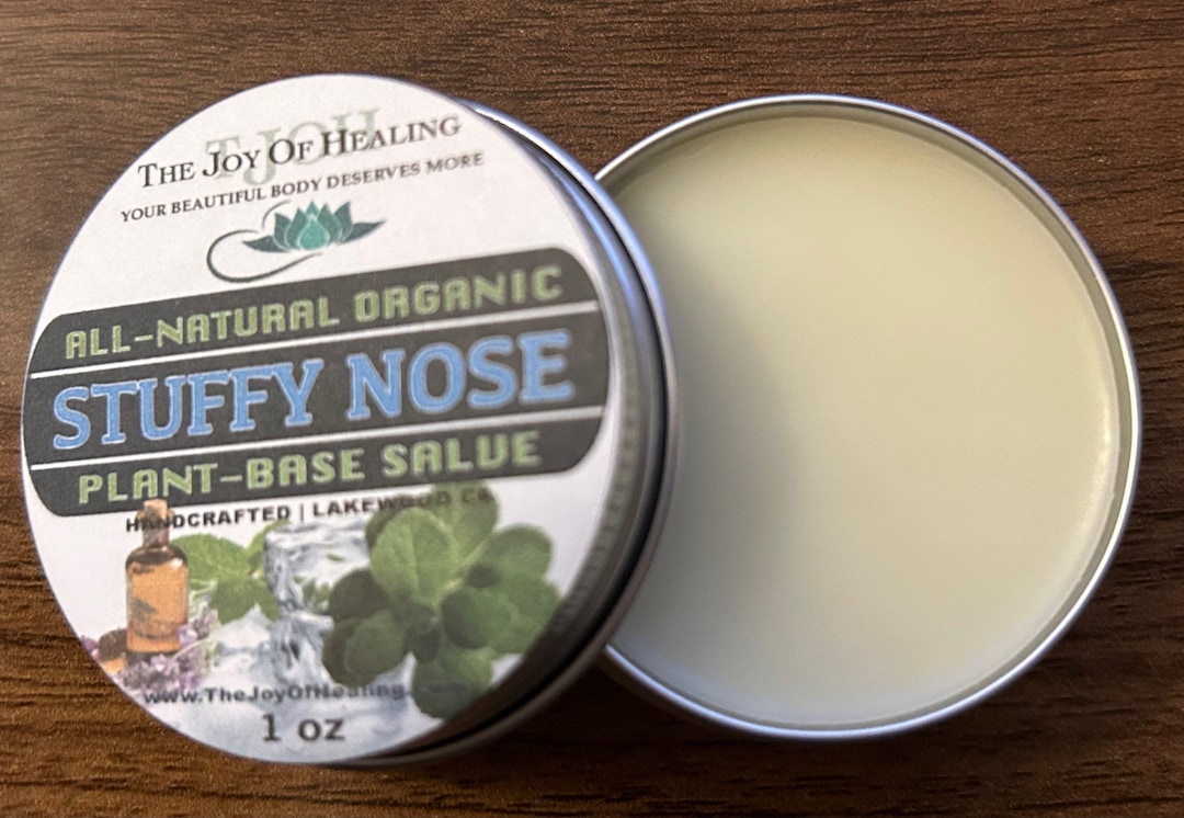 All-natural Organic Stuffy Nose Plant-based Salve - Etsy