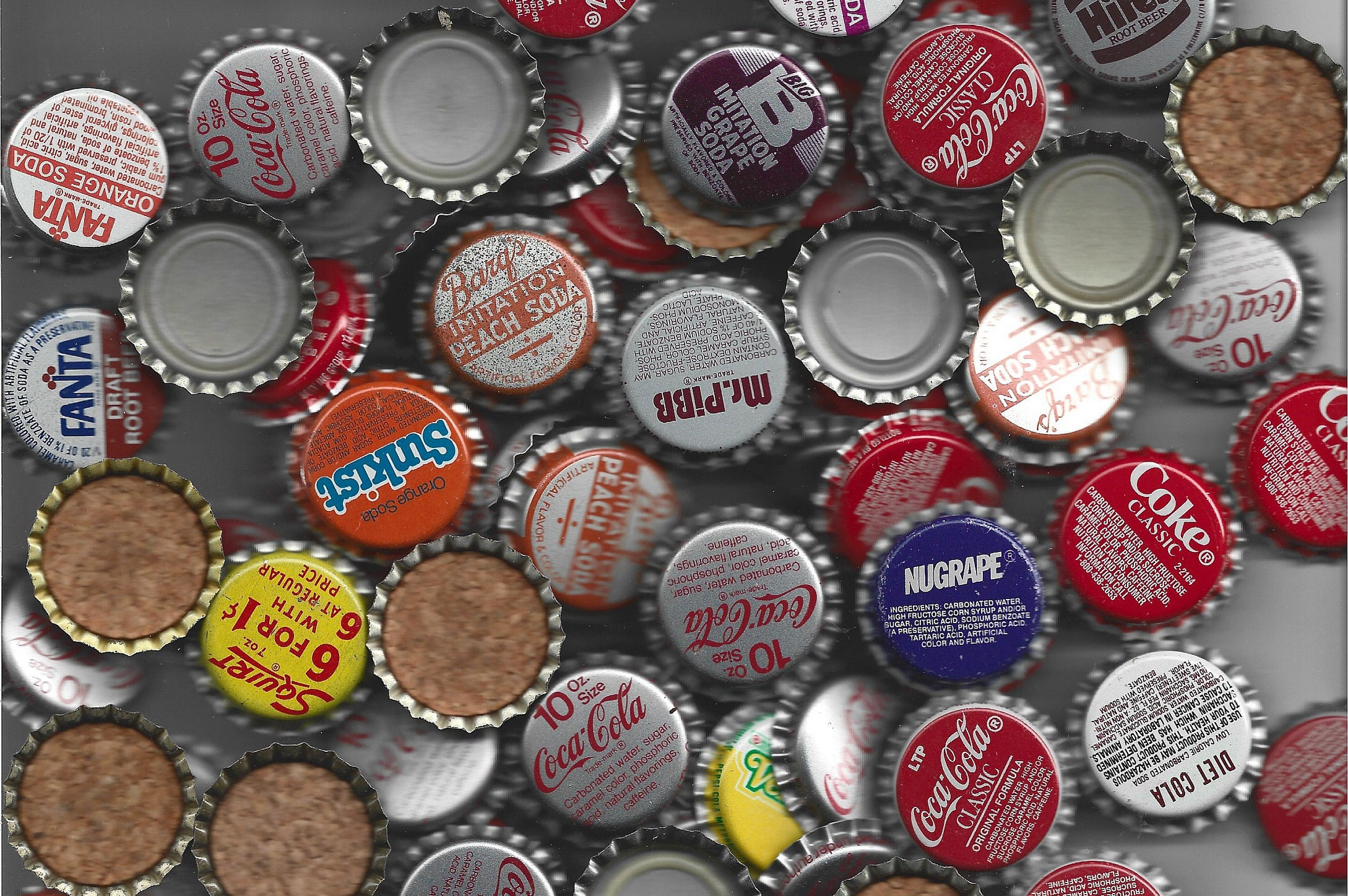 Assorted Bottle Caps 300 Pieces - Etsy