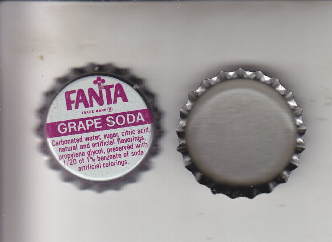 FANTA GRAPE Soda BOTTLE Caps. 100 Pieces Nos Mint Unused - Etsy