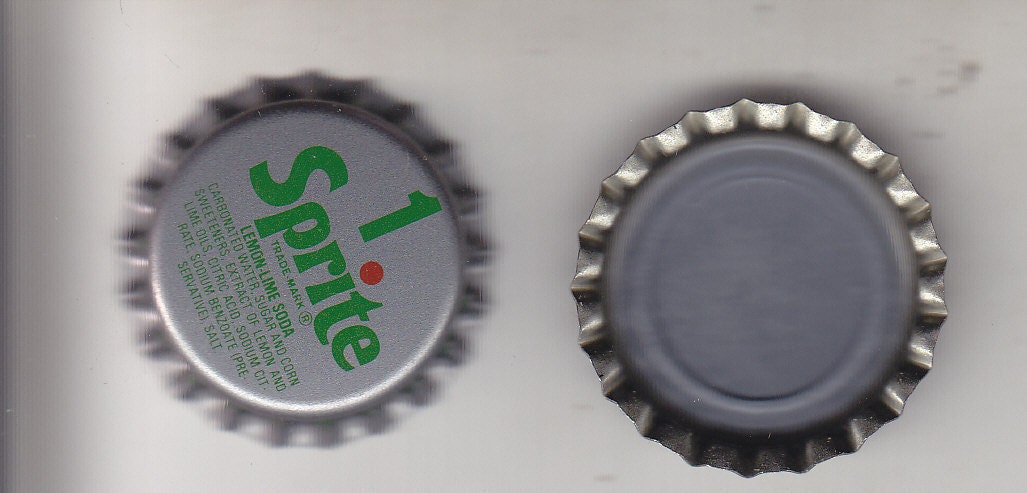Sprite Bottle Caps 100 Pieces Mint Nos Never Been Crimped - Etsy