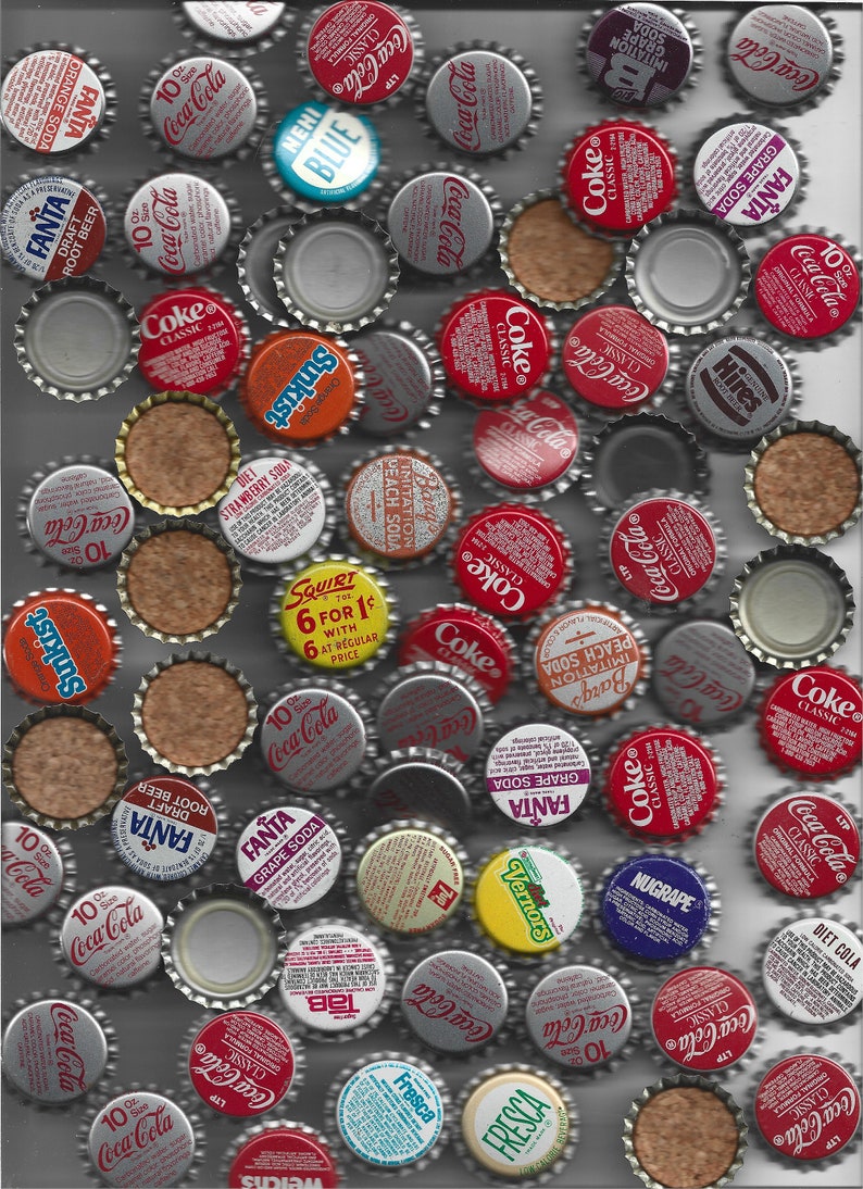Assorted Bottle Caps 300 Pieces - Etsy