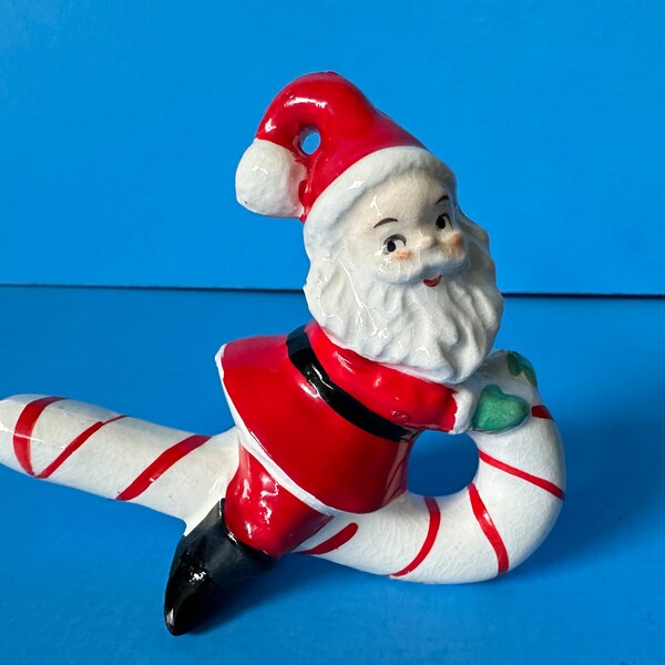 Ceramic Vintage Candy Canes Ornament - Etsy