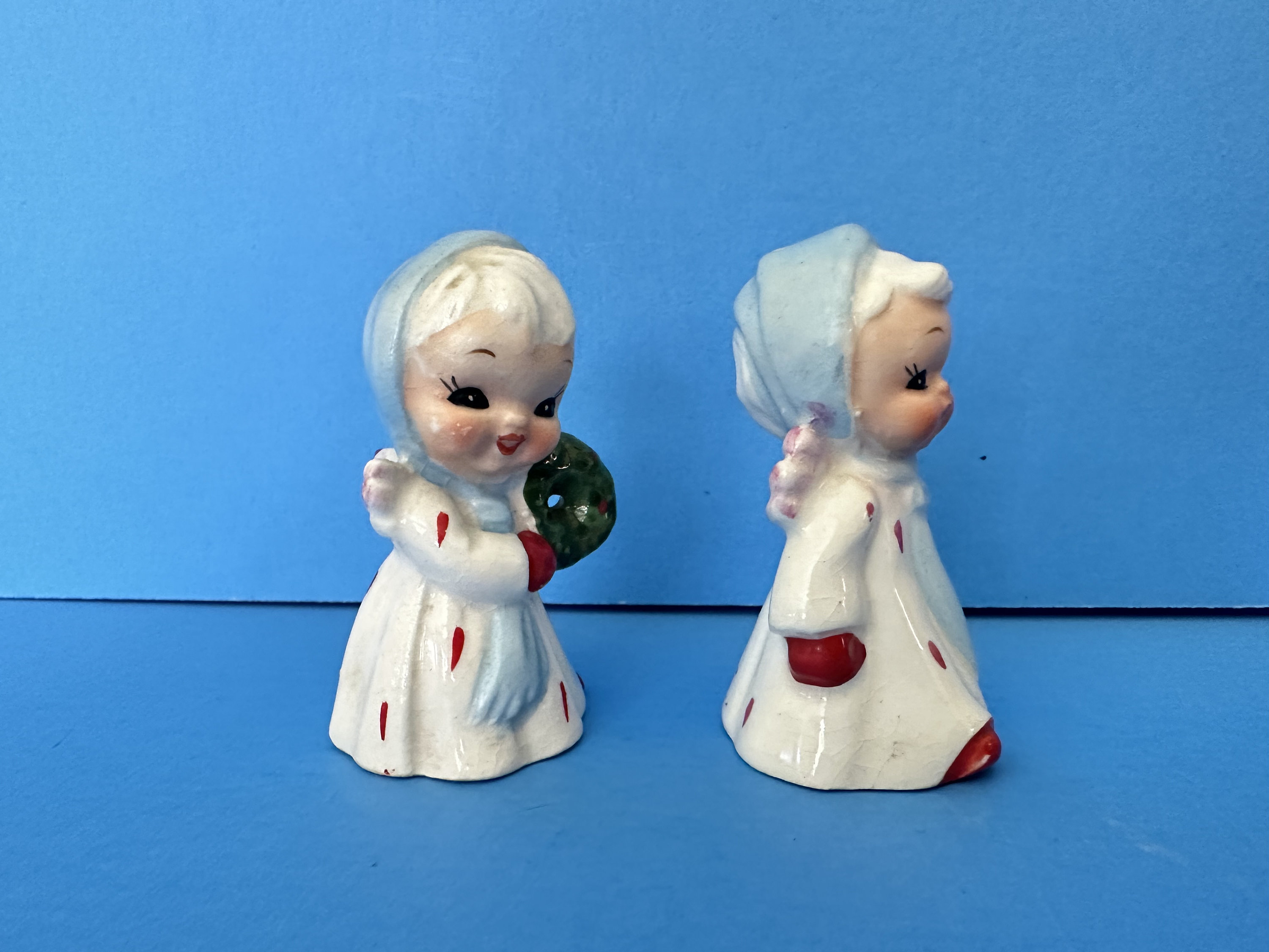 Vintage Japan Wee Little Angels Christmas Salt & Pepper - Etsy
