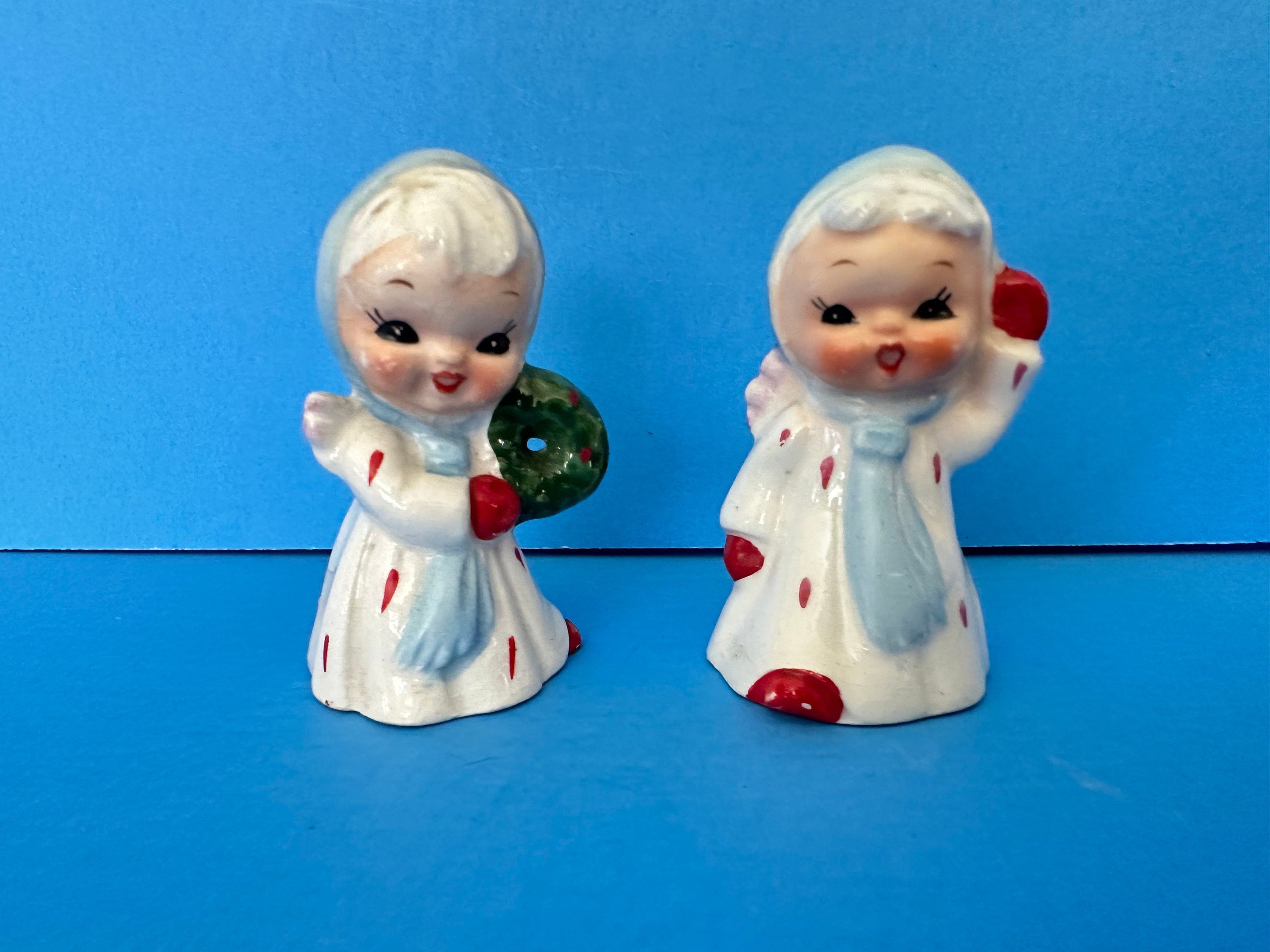 Vintage Japan Wee Little Angels Christmas Salt & Pepper - Etsy