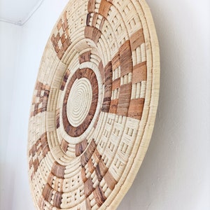 Extra Large Woven Basket Wall Decor, Wall Basket, Earth Tone Wall Art ...