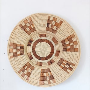 Extra Large Woven Basket Wall Decor, Wall Basket, Earth Tone Wall Art ...