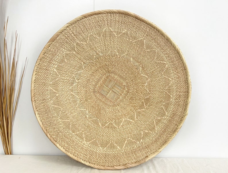 23'' Large Wall Basket Natural Wall Decor Binga - Etsy
