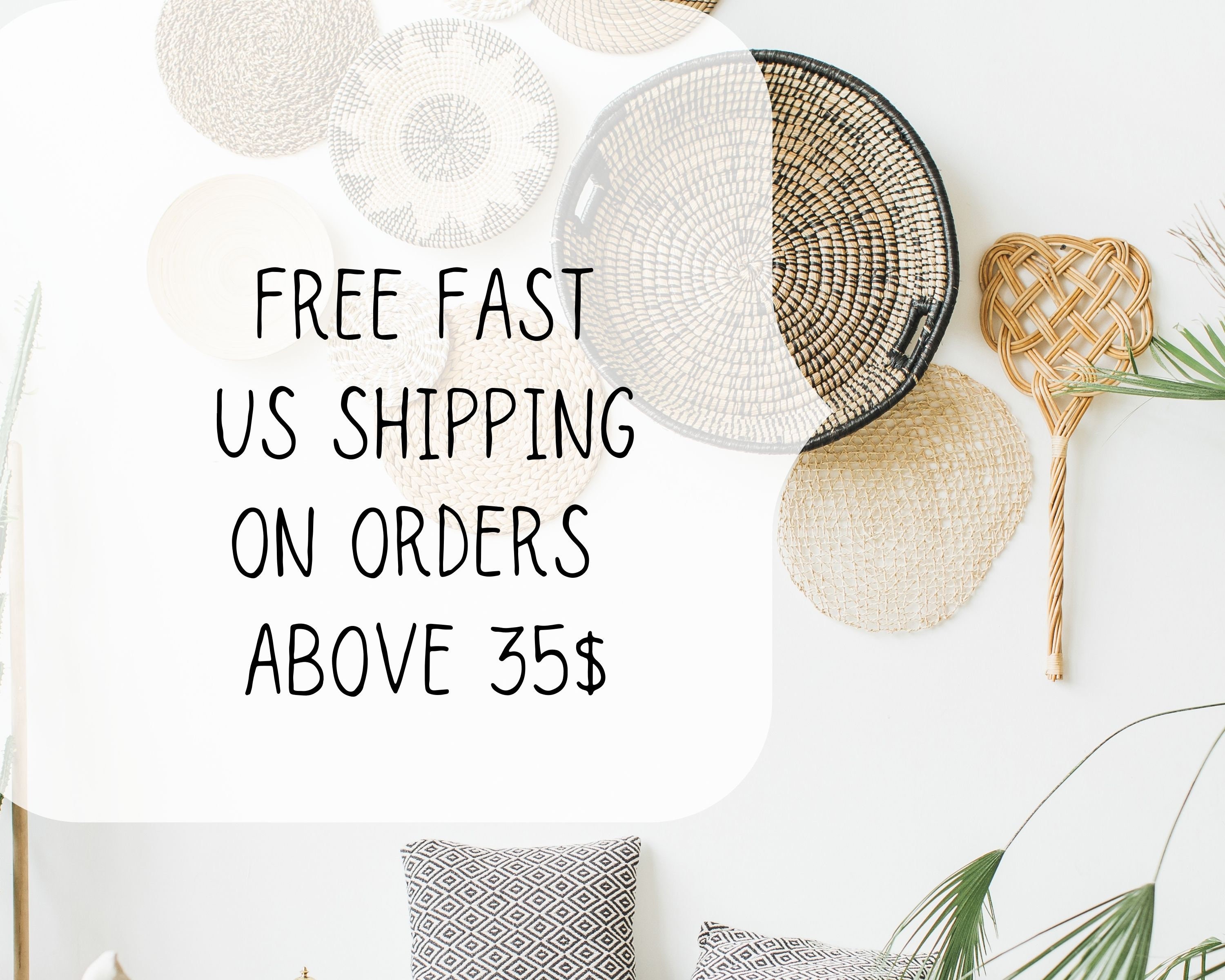 Colorful Wall Basket Decor Boho Gifts for Women African - Etsy