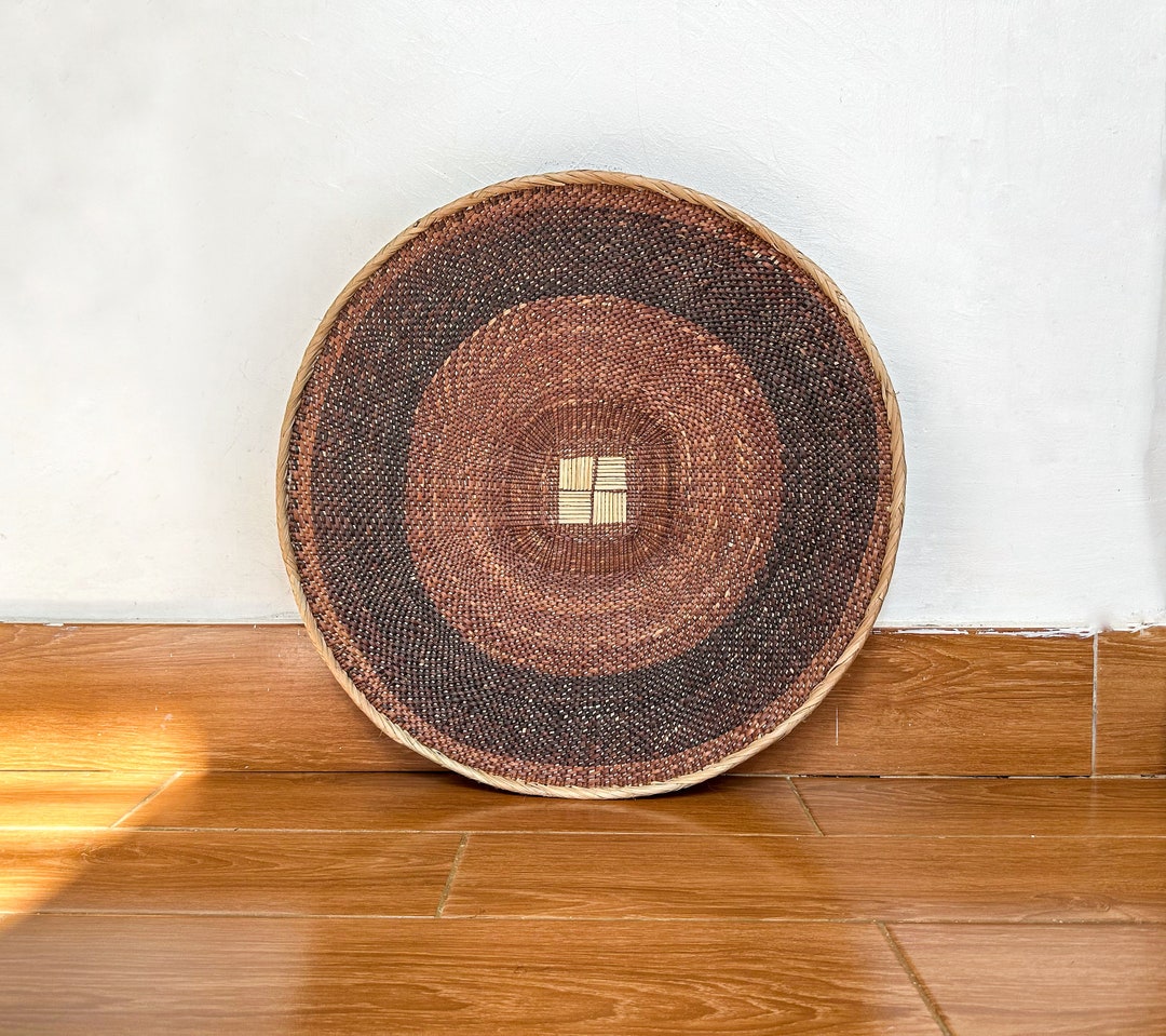 Large Wall Basket, 23 Inch Binga Basket, Basket Wall Art, Living Room ...
