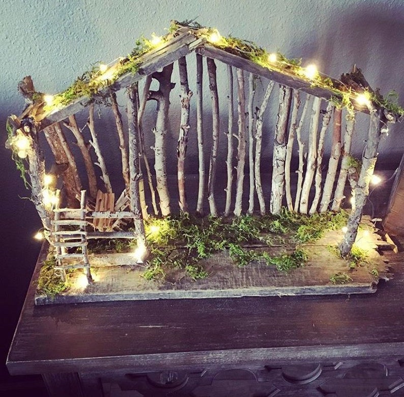 Nativity Manger Stable - Etsy