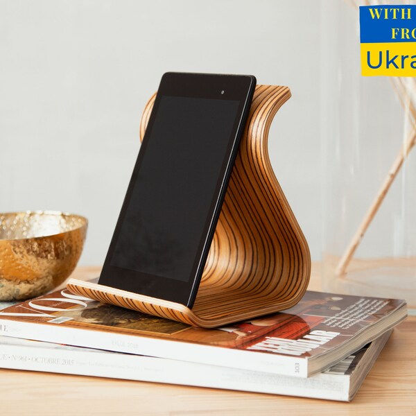 Wood Tablet Stand - Etsy