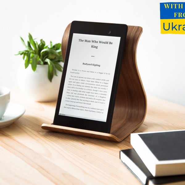 Wooden iPad Stand - Etsy