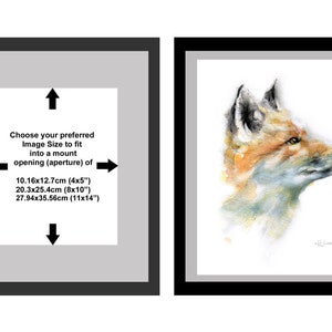 Fox Cub Fine Art; Fox Watercolour Painting; Fox Fine Art Print; Fox Watercolour; Fox Portrait ...