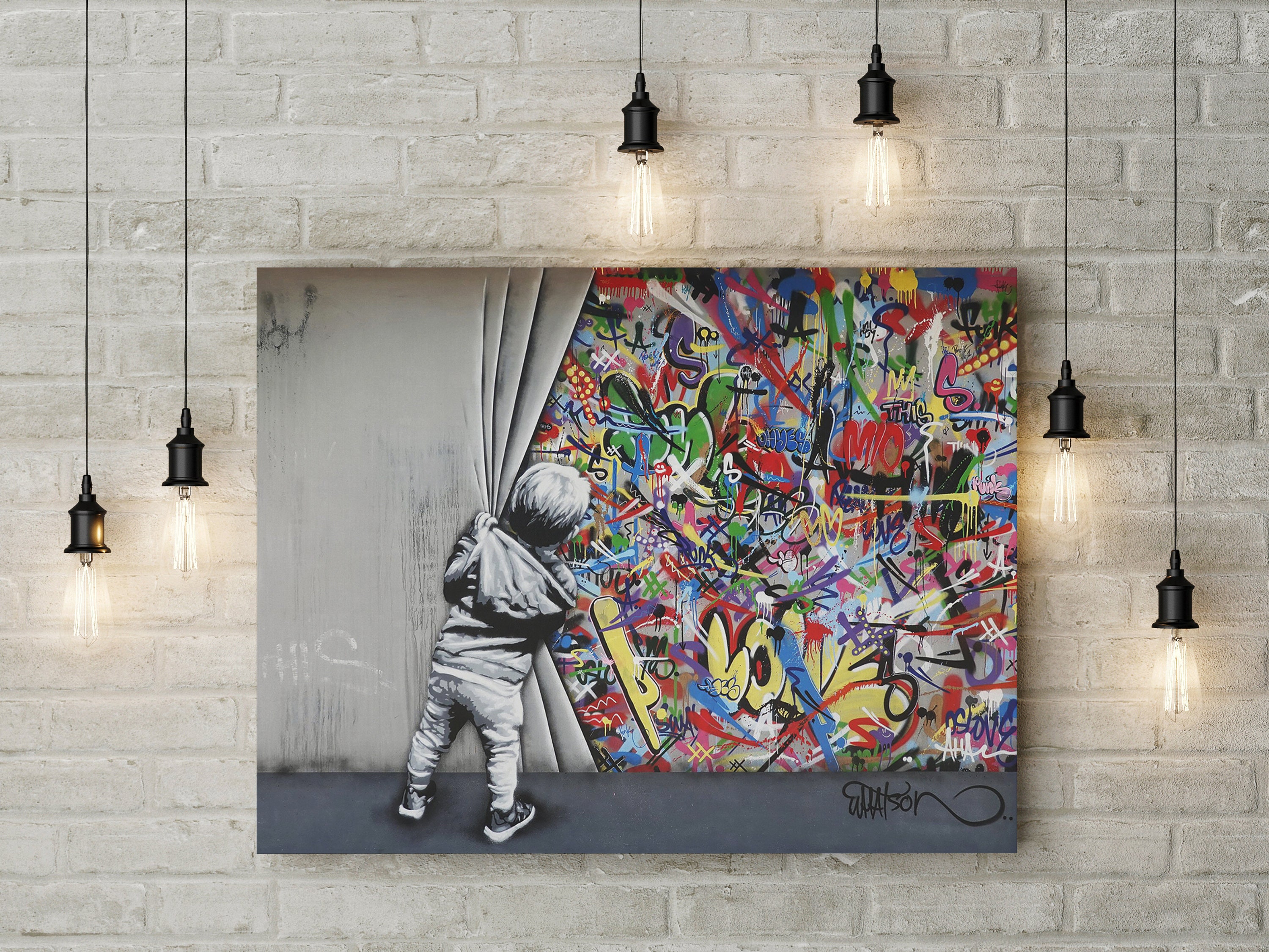 Banksy Art Wall