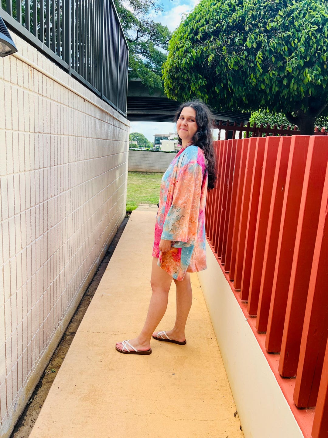 Rainbow Color Robes, Short Kimono, Summer Robes, Beach Cover Up - Etsy