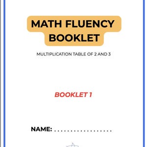Multiplication Fluency Practice – Tables of 2 & 3 (short Version ...
