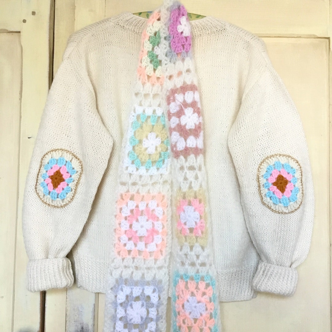 Elbow Patches Pair of Granny Square Crochet Elbow Patches - Etsy