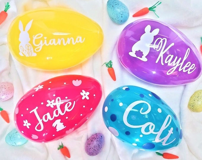Personalized Easter Eggs, Large Easter Eggs, Large Plastic Easter Eggs, Easter Basket Stuffers ...