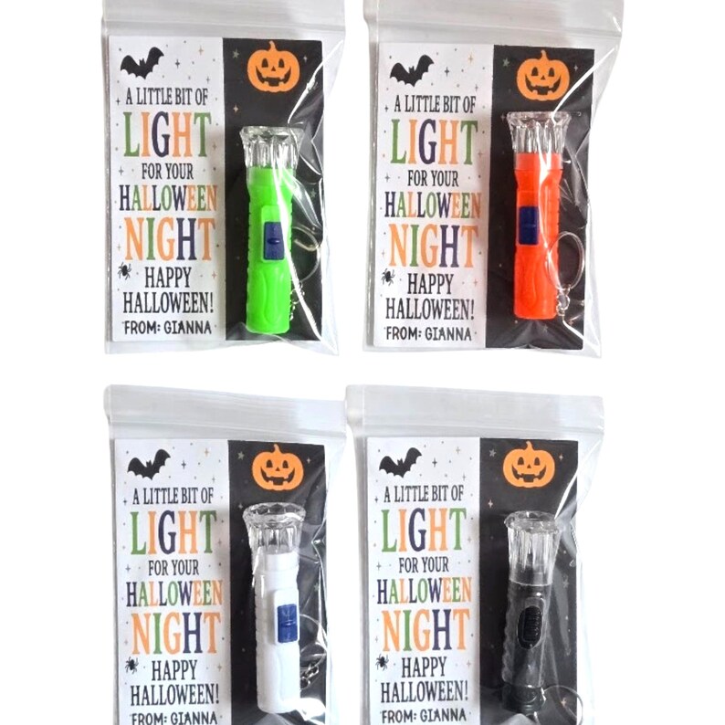 Halloween Mini Flashlight: Halloween Class Favors, Halloween Party ...
