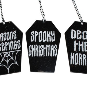 Merry Creepmas Gift Tags - Creepmas Ornaments - Christmas Tree ...