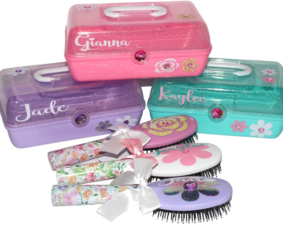 Personalized Makeup Box, Mini Personalized Beauty Box, Mini Makeup Case ...