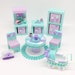 Dollhouse Mermaid Kitchen Set, Mermaid Bed, Doll Furniture, Mermaid ...